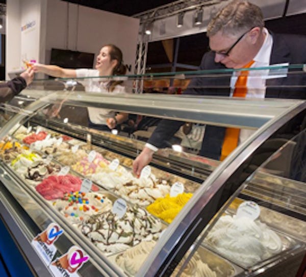 Smaak van oreo, candybars en kinder bueno trend op IJsVak Beurs