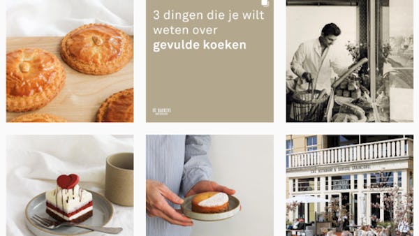 Bakkers op Instagram: 'Zorg dat je altijd dezelfde ondernemer bent'