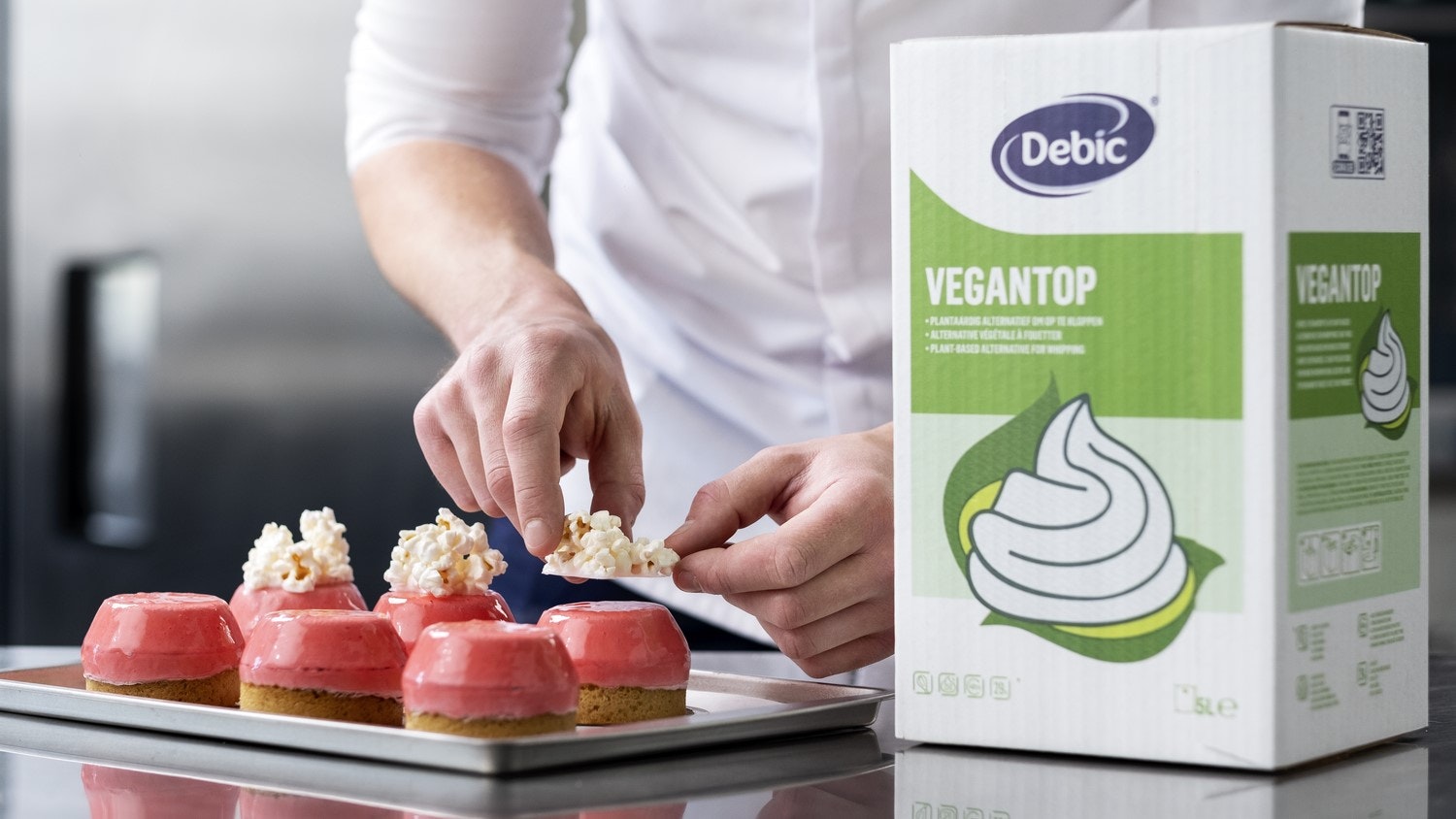Debic introduceert vegan slagroomalternatief: Debic Vegantop