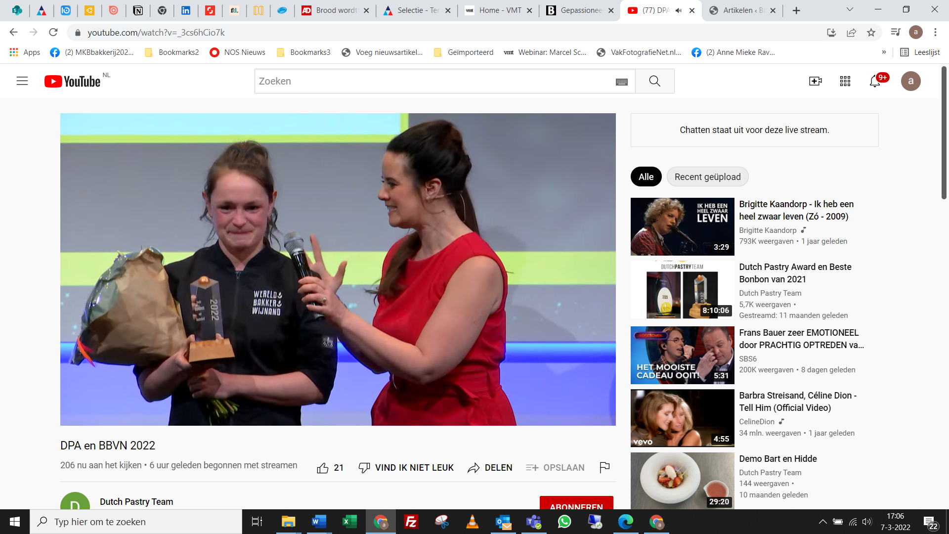 Marieke ten Have wint Beste Bonbon van Nederland en bedankt overleden ...